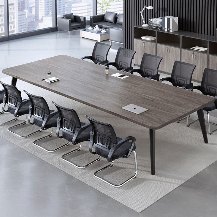 Conference table long table simple modern luxury long table and chair ...