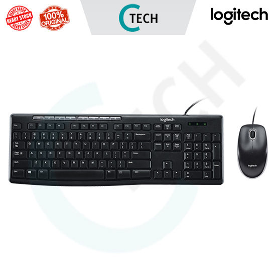 Original Logitech Mk200 Media Keyboard And Mouse Combo Lazada