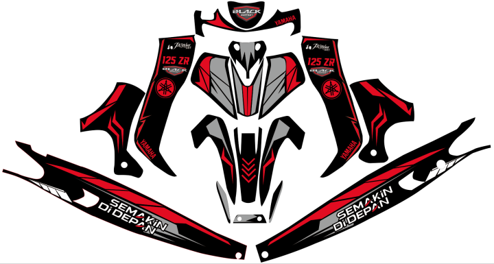 MOTOR STICKER FULL BODY 125ZR YAMAHA | Lazada