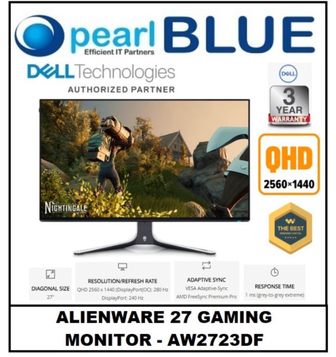 Dell Alienware 27 Inch Gaming Monitor: AW2723DF | Designed For ...