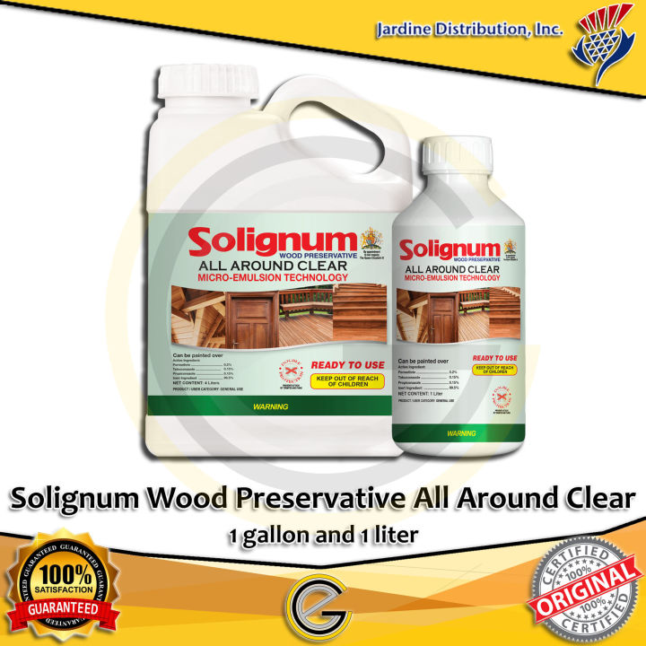 Jardine Solignum Wood Preservative All Around Clear with Micro-Emulsion ...