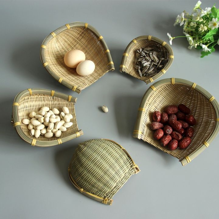 Handmade Bamboo Woven Strainer Sieve Drain Basket 手工竹编筲箕 - VIXORA | Lazada