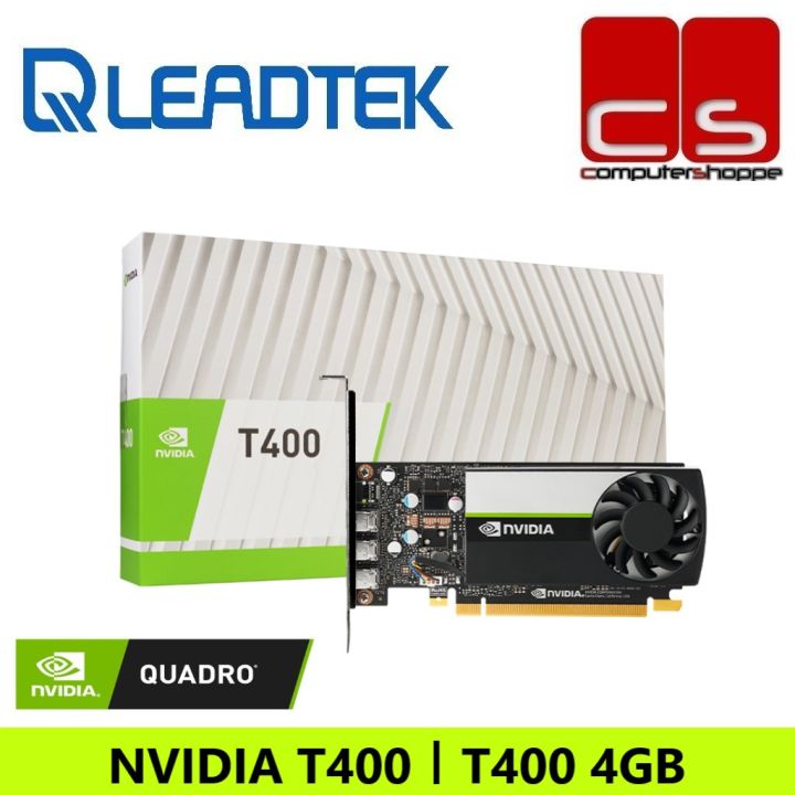 Leadtek NVIDIA QUADRO T400 4GB GDDR6 Workstation Graphic Card | Lazada