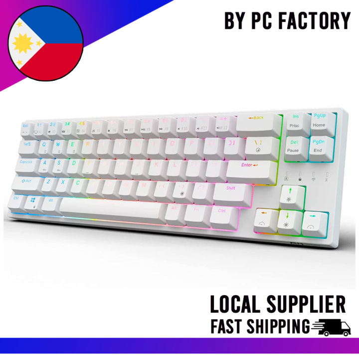 RK ROYAL KLUDGE RK68 Plus Mechanical Keyboard, Red Switch 65% | Lazada PH