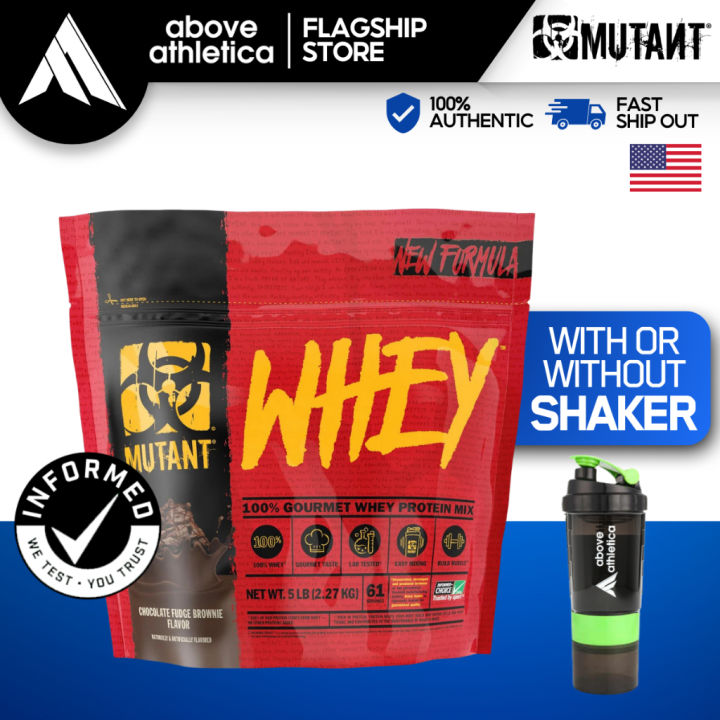 Mutant Whey 100 Whey Protein Powder, 5lbs EAA, BCAA, Muscle Growth and ...