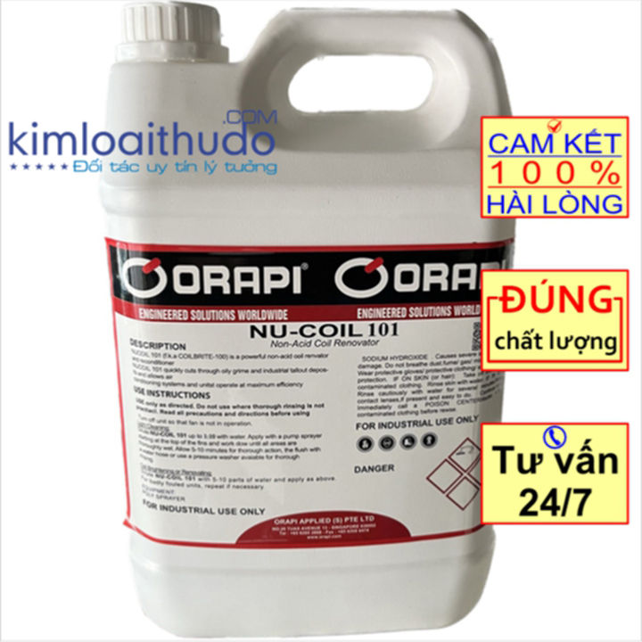 Dung dịch tẩy rửa dàn nóng, dàn lạnh điều hòa Nu-Coil 101 ORAPI, làm ...
