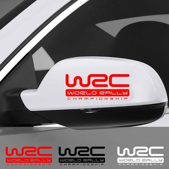 cutting sticker mobil wrc world rally championship stiker spion mobil ...