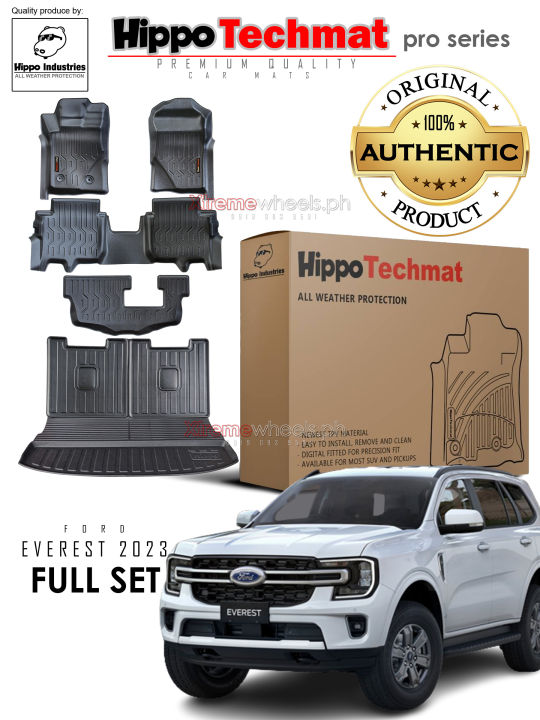 Ford Everest Trend Titanium 2023-2024 1st-3rd with Tray Pro Serries Thick Hippo Techmat Brand ...
