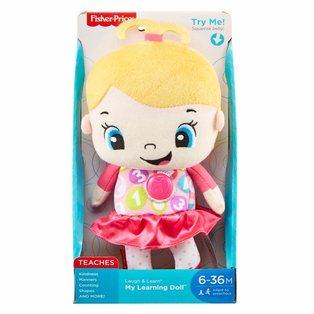 ตุ๊กตาเด็กหญิงสอนนับเลข มีเสียงมีไฟ แบรนด์ฟิชเชอร์ไพรซ์ Fisher-Price ...