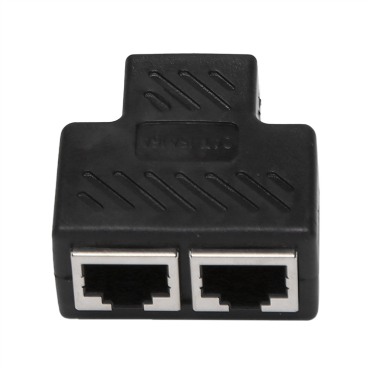 (CMGV) 2 Port RJ45 Splitter Adapter LAN Network Ethernet Extender ...