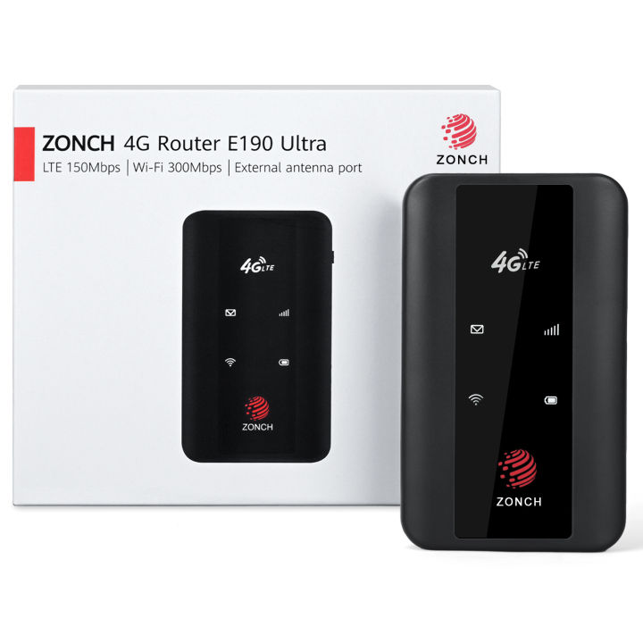 ZONCH E190 4G WiFi Router with Antenna Port | Lazada PH