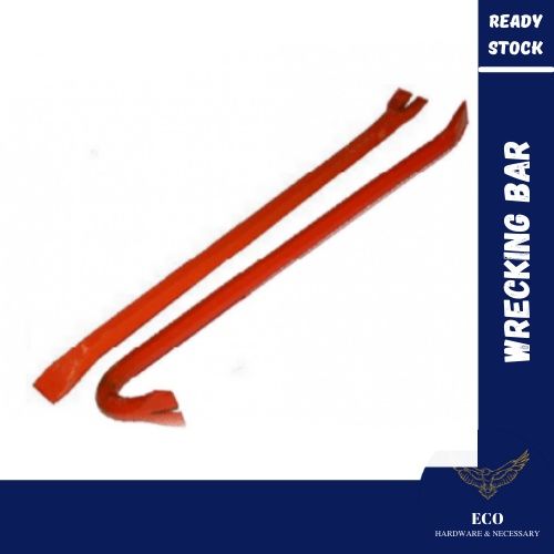 Happyhome66 Heavy Duty 18/24/30/36 Wrecking Bar Crow Bar Alat Cabut ...