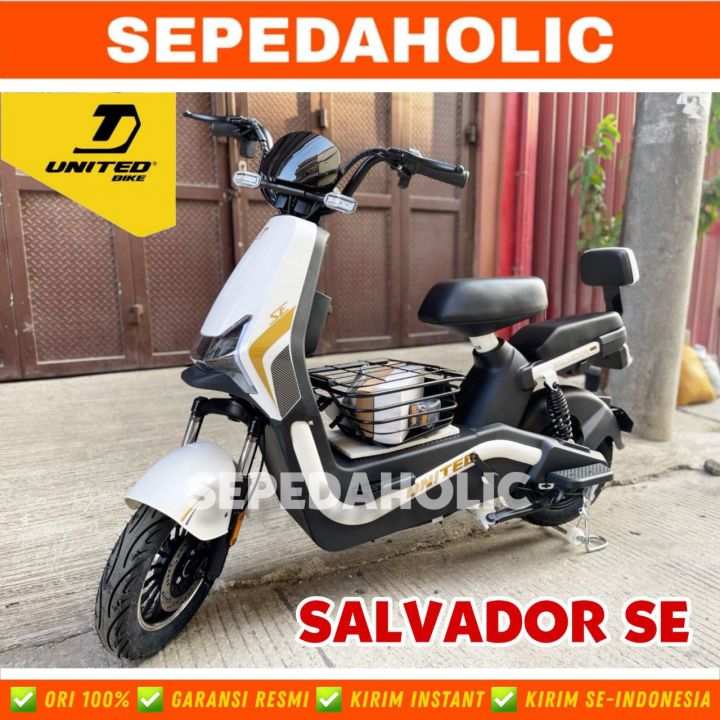 Sepeda Motor Listrik UNITED SALVADOR SE / 2.0 Electric E Bike 500 Watt ...