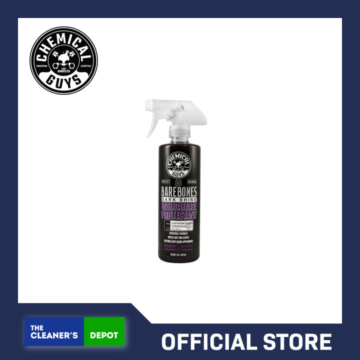 Chemical Guys Bare Bones Dark Shine Spray Undercarriage Fender ...