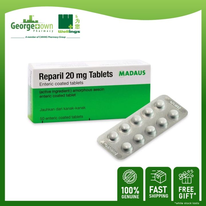 REPARIL 20MG 10T X 5 [Georgetown Wellings Pharmacy] | Lazada