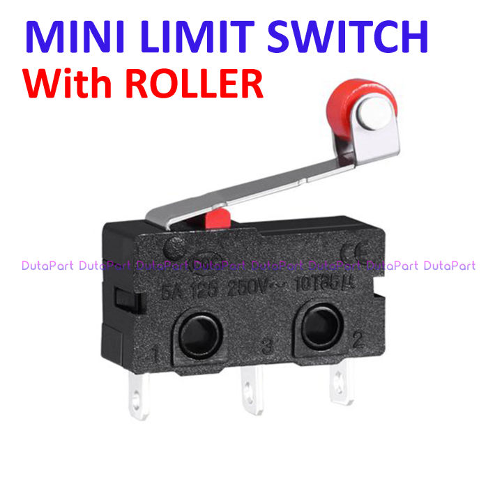 10 PCS Mini Limit Switch With Roller Roda Saklar Pembatas Micro Switch ...