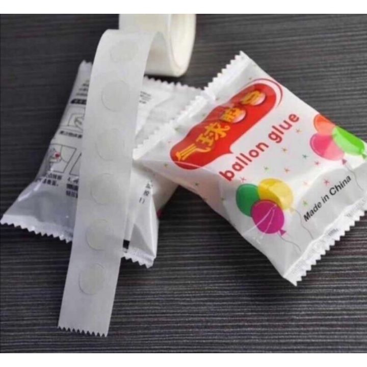 Balloon Glue 100Dots/Roll Permanent Adhesive Balloon Decor | Lazada PH