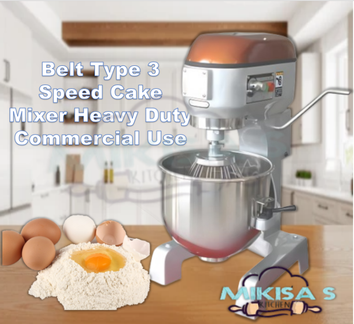Cake Mixer 3 Speed Belt Type Heavy Duty for Commercial Use With 2 Bowl ...
