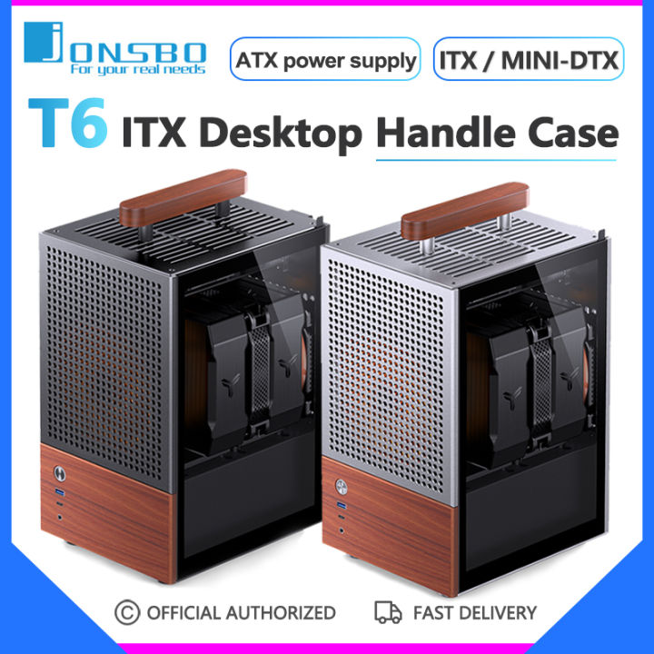 Jonsbo T6 ITX Portable Handle Case 3mm Aluminum Alloy Shell Support ATX ...
