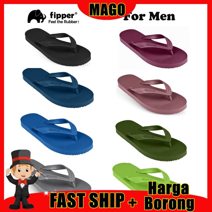 Fipper Slipper Basic M Natural Rubber (100% Original) | Lazada