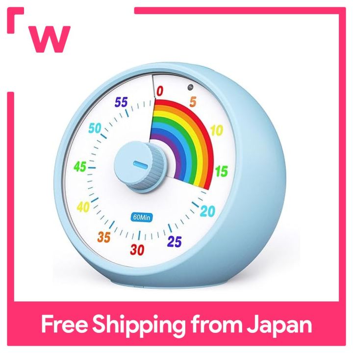 Children's 60-minute visual timer classroom & kitchen countdown timer ...