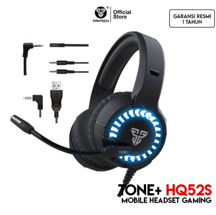 HEADSET GAMING FANTECH HQ 52S TONE+ | Lazada Indonesia