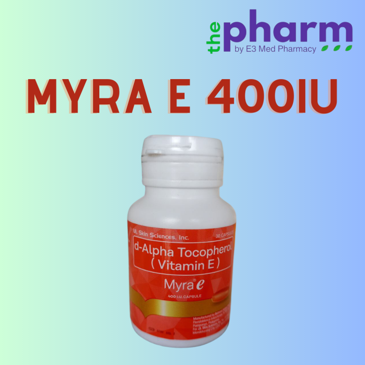 MYRA E 400iu Bottle - 30's | Lazada PH