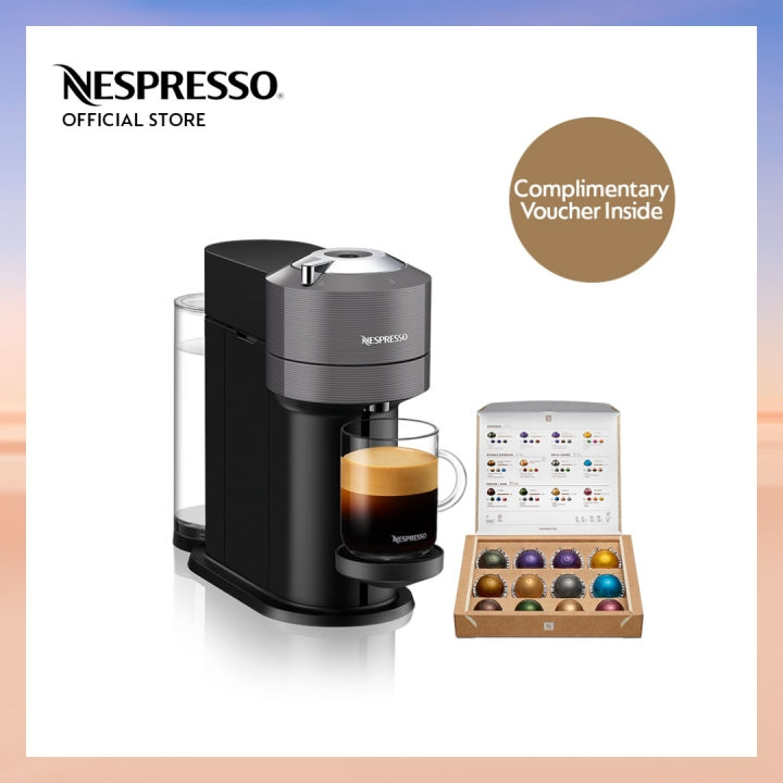 Nespresso® Vertuo Next Coffee Machine Dark Grey with Nespresso Coffee ...