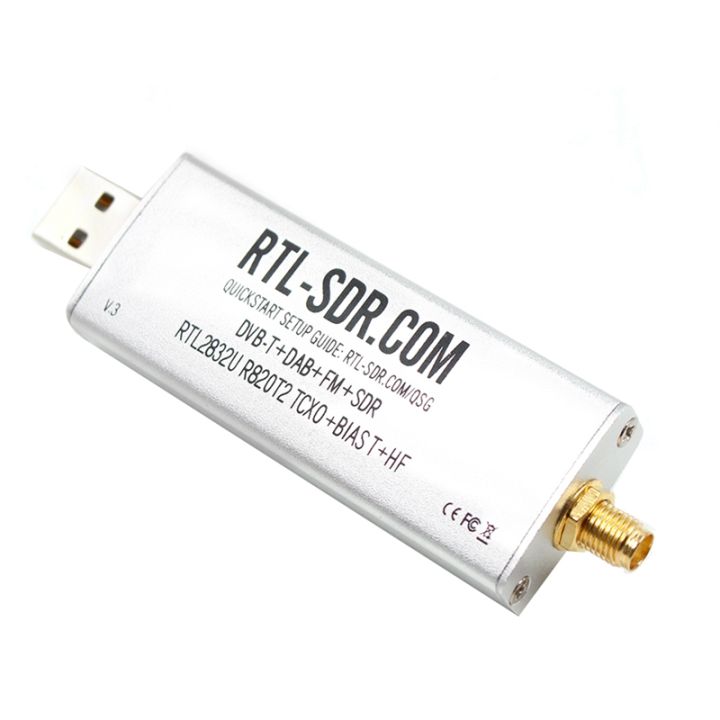 RTL SDR V3 R820T2 RTL2832U 1PPM TCXO SMA RTLSDR Software Defined Radio Communication System ...