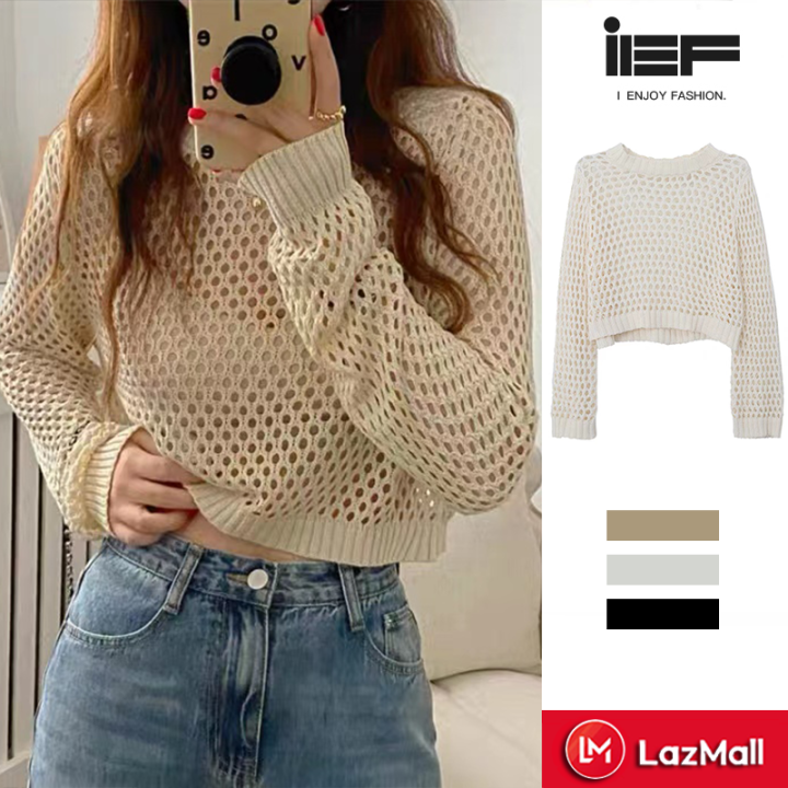 IEF แฟชั่นเสื้อยืดเสื้อกันหนาว โอเวอร์ไซส์ เสื้อเกาหลีเสื้อผู้หญิงไขมัน ...
