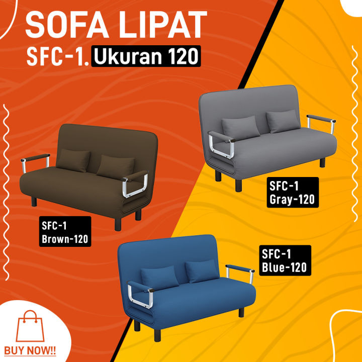 Sofabed Lipat Minimalis SofaBed Multifungsi - Sofa Bed Lipat - Kasur ...