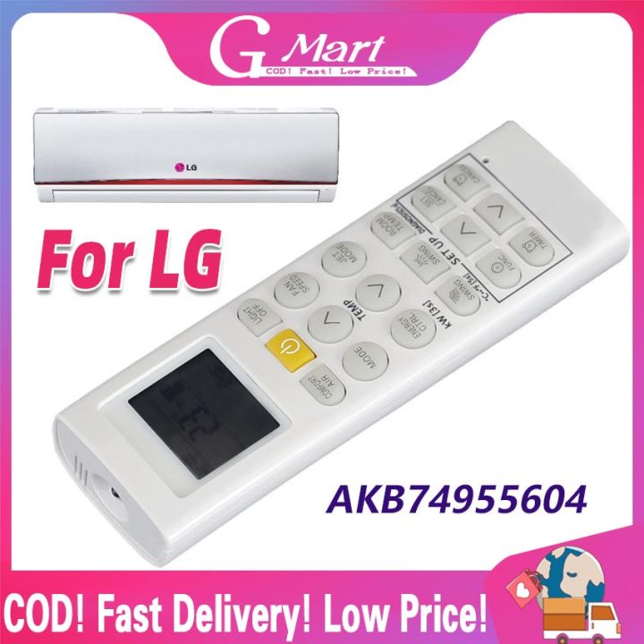 Universal AC remoto AKB75415310 for LG split Air Conditioner Unit ...