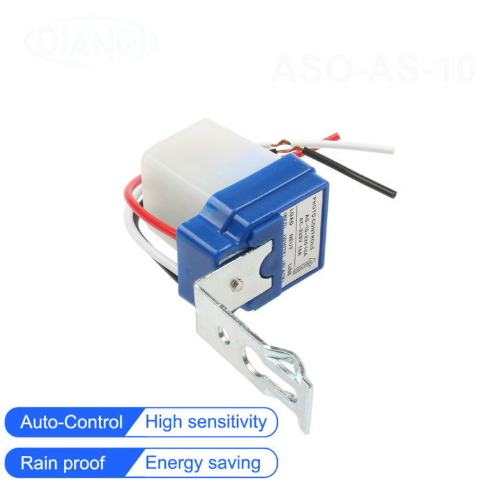 DC AC Automatic Auto On Off 12V 24V 110V 220V 50-60Hz 10A Sensor Switch ...
