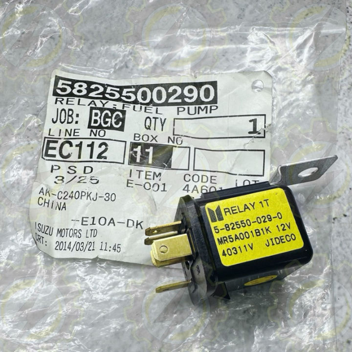 ORIGINAL ISUZU START RELAY / FUEL PUMP RELAY 5PIN 12V 5-82550-029-0 ...