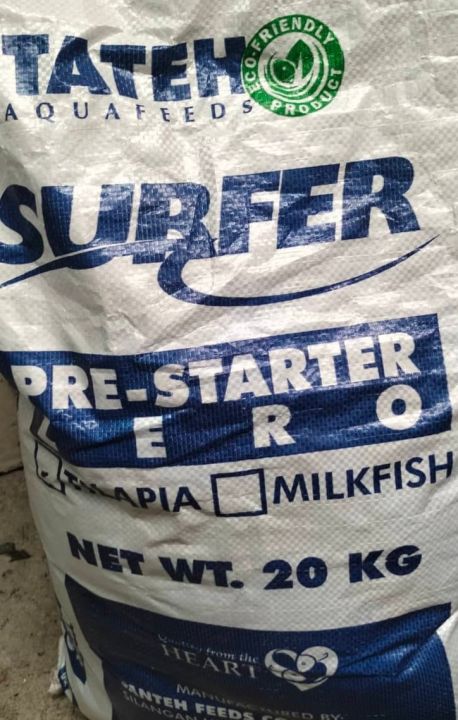 Tateh Pre-Starter Zero Aquafeeds Surfer 1kg Tilapia Catfish Milkfish ...