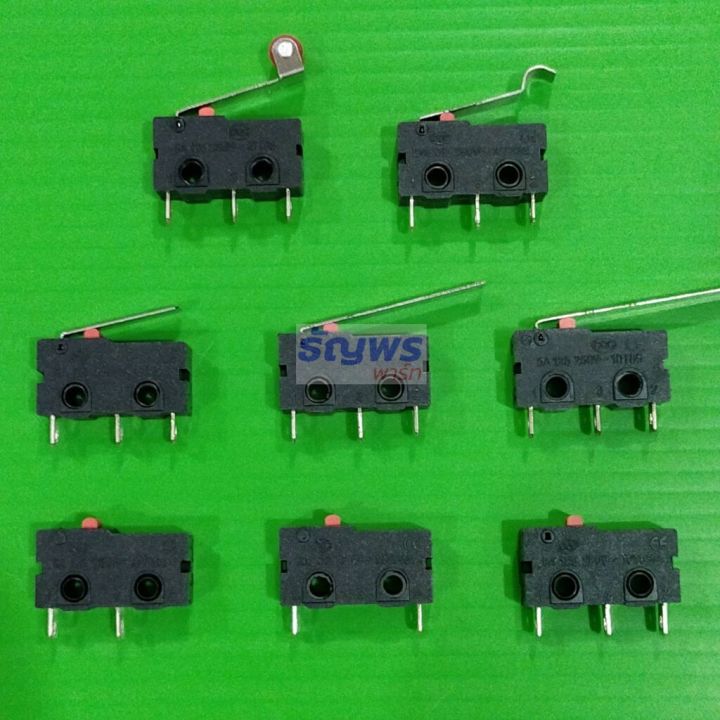 Miniature Micro Switch ไมโครสวิทช์ สวิทช์ 2 ขา 3 ขา 5A 250V 10T85 #Mini ...
