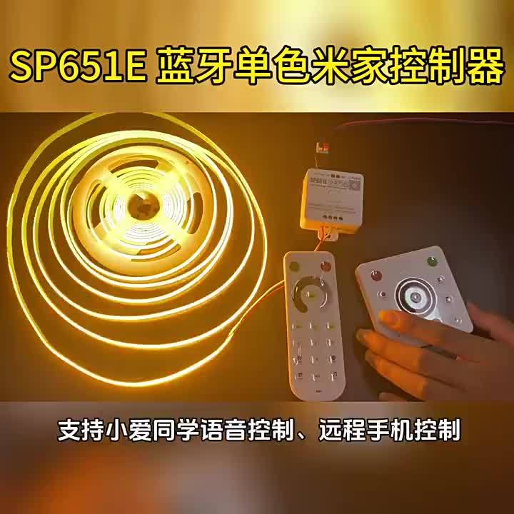 SP651E Single Channel PWM Monochrome LED Bluetooth Controller Music ...