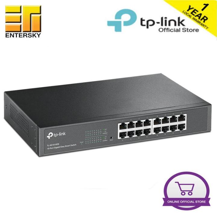 TP-Link TL-SG1016DE 16-Port Gigabit Easy Smart Switch | Lazada PH
