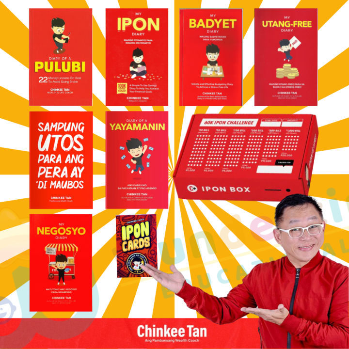 CHINKEE TAN BOOKS (DIARY OF A PULUBI/ IPON/ BADYET/ UTANG-FREE/ NEGOSYO ...