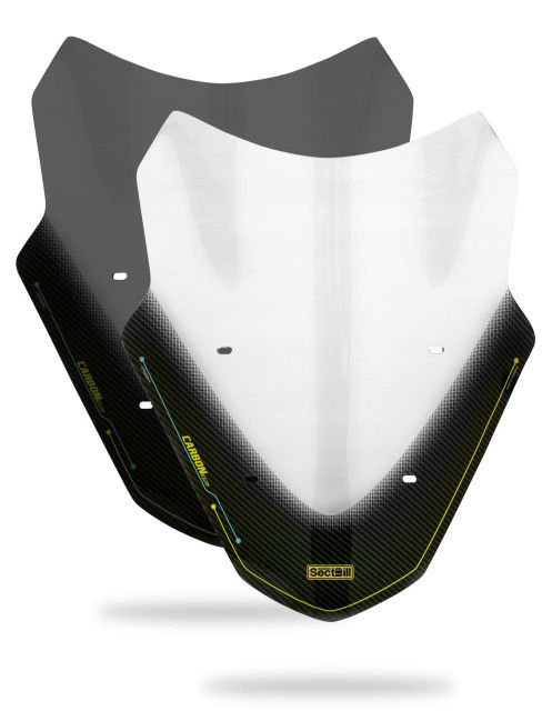 WINDSHIELD SECTBILL SERI VECTOR CARBON FOR YAMAHA NMAX - SUKU CADANG ...