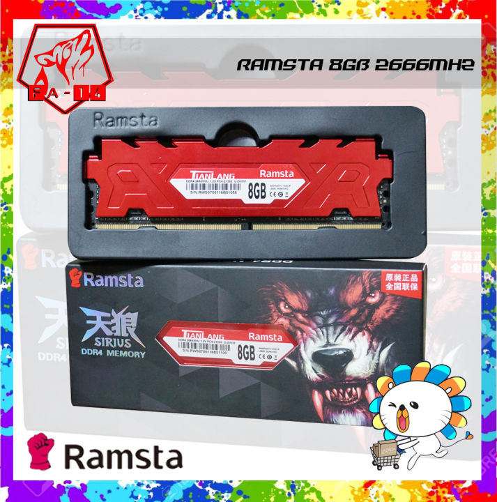 Ramsta 8gb Ddr4 2666mhz Memory U-Dimm Memory for Desktop | Lazada PH