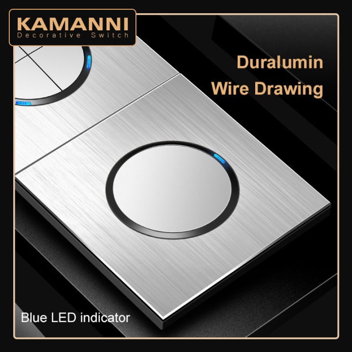 Kamanni Wall Power Switch Modern Lighting Switch Universal 4 Pin Plug ...