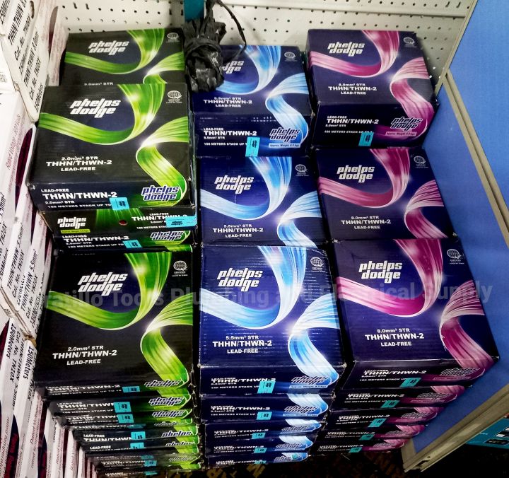 Phelps Dodge THHN / THWN-2 Stranded Wire #12 3.5mm² & #14 2.0mm² (Per ...