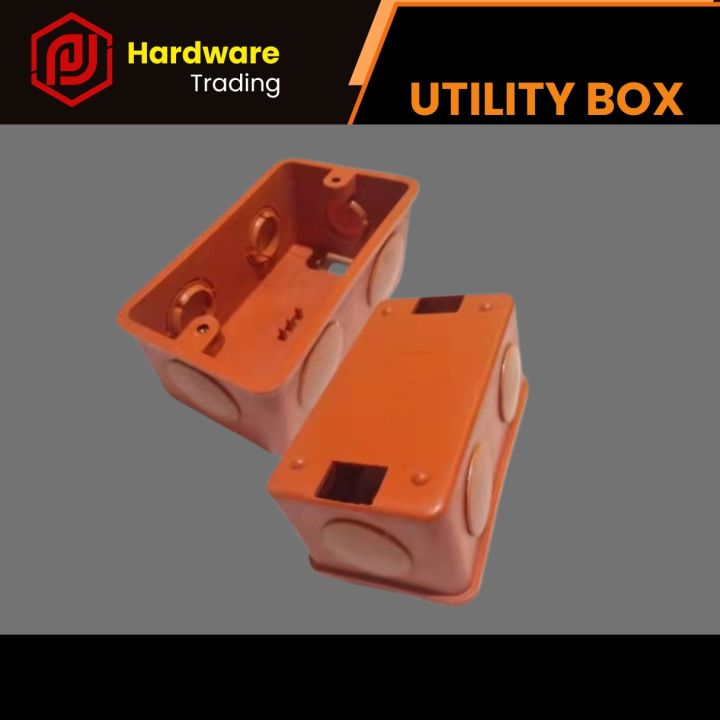 PVC Utility box Orange-vlr | Lazada PH