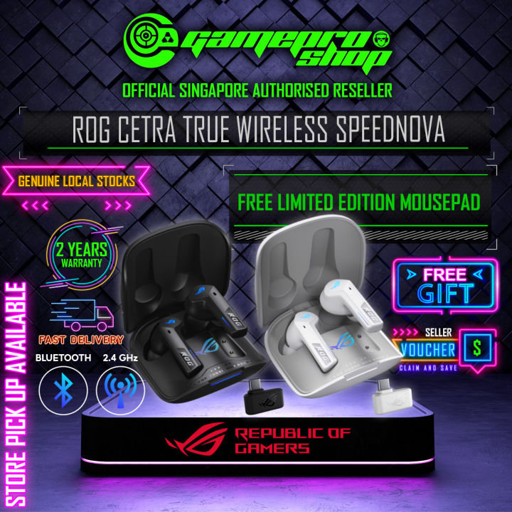 [Free Gift] ASUS ROG Cetra True Wireless SpeedNova / Dual-mode / ROG ...