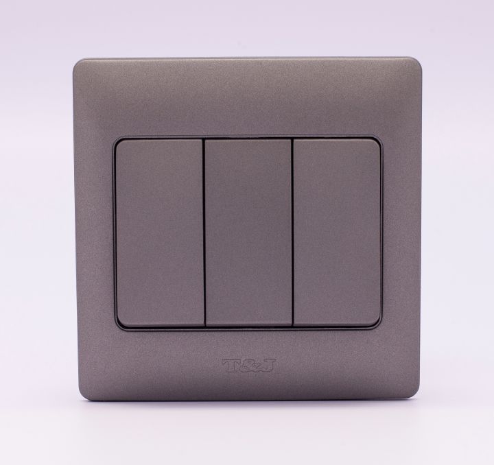 T&J Radiance 16A 3 Gang 1 Way Switch (Fast Delivery) | Lazada