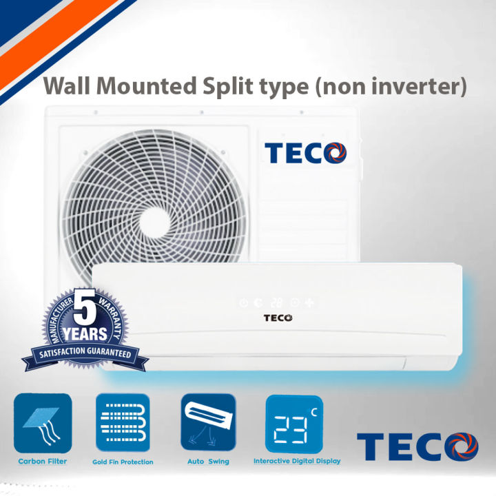 TECO 1.5hp Non Inverter Split Type Aircon | Lazada PH
