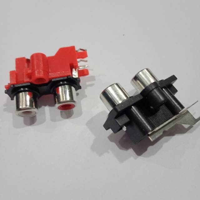 Soket RCA Socket 1x2 2way 2Pin Tancap Bell PCB | Lazada Indonesia