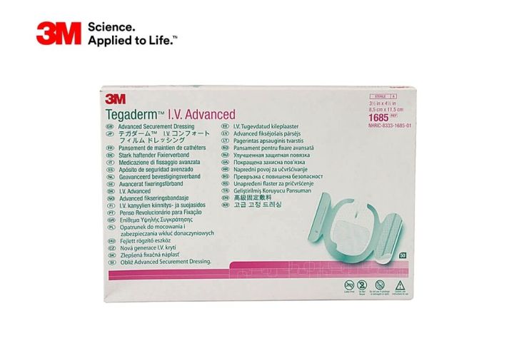 3M Tegaderm I.V. Advanced Securement Dressing 1685 3M Tegaderm I.V ...