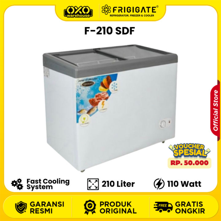 Chest Freezer FRIGIGATE Type F 210 SDF 200 Liter Pembeku Frozen Food ...